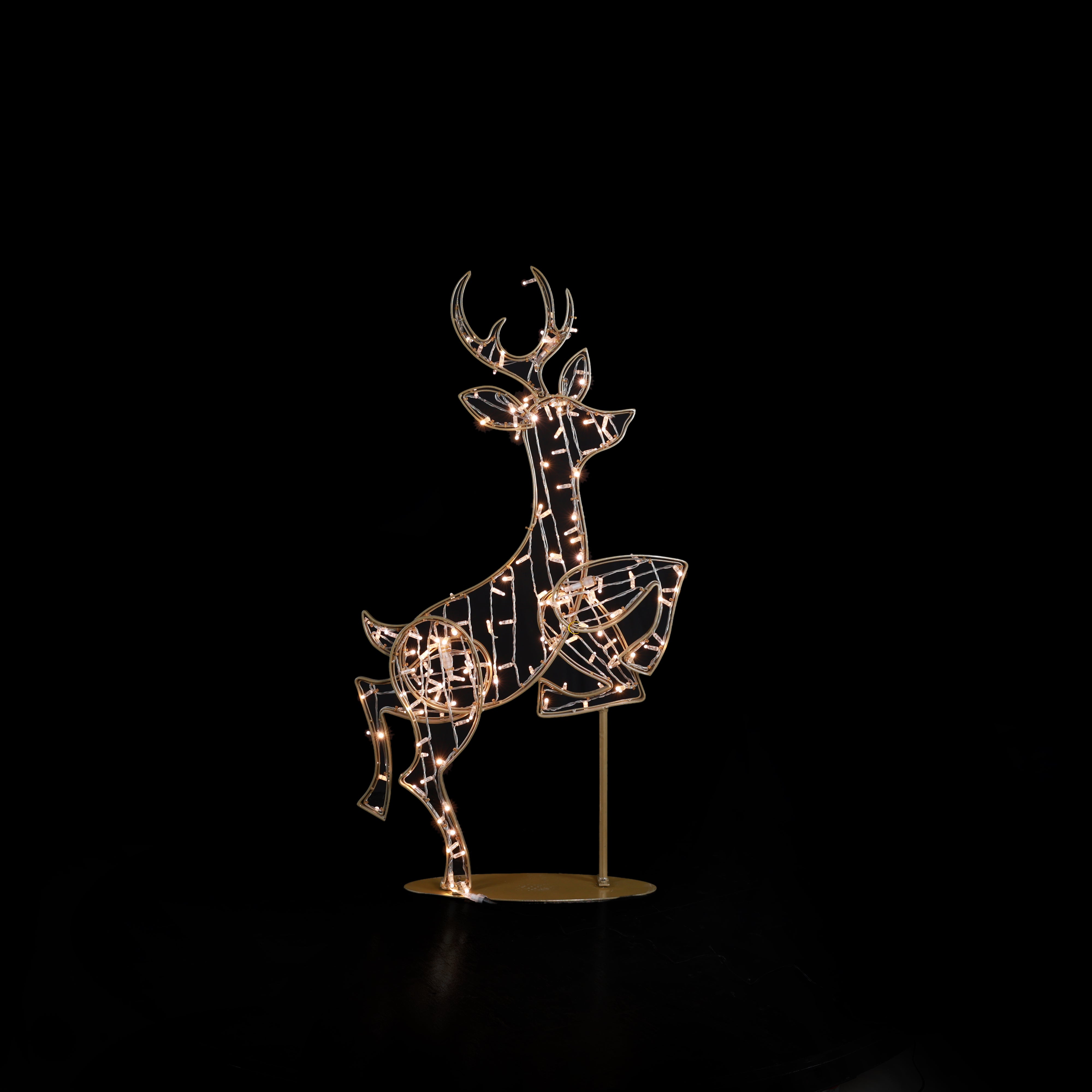 Glowing Jumping Deer – Universal Statues LLC