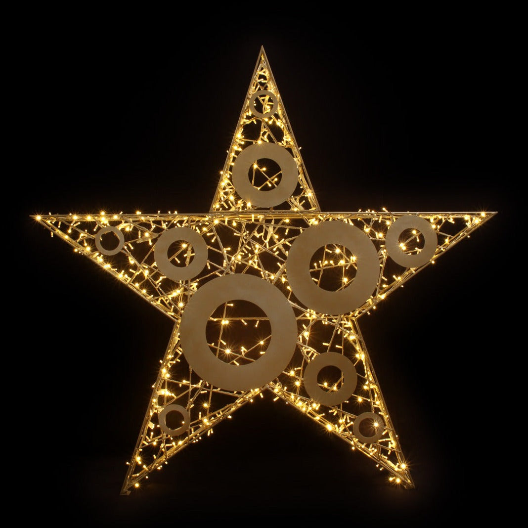 Giant Illuminated Star Display - 4ft, 8ft, 12ft – Universal Statues LLC