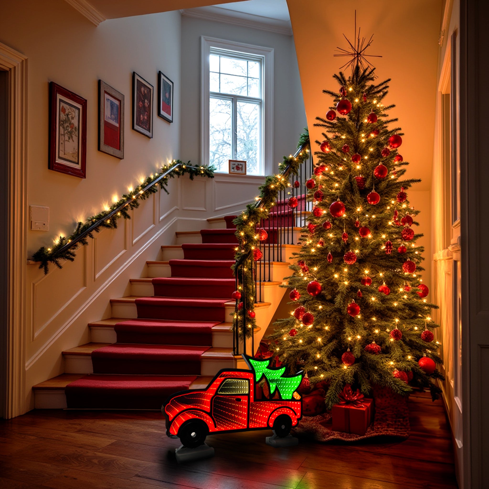 40cm Infinity Truck With Wooden Base – Universal Statues LLC