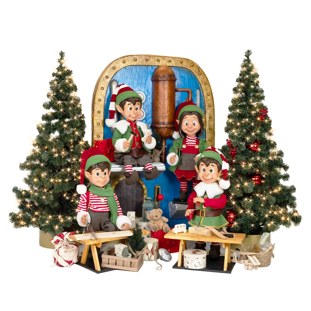 Santa's Toy Factory Animatronic Set | Universal Statues LLC