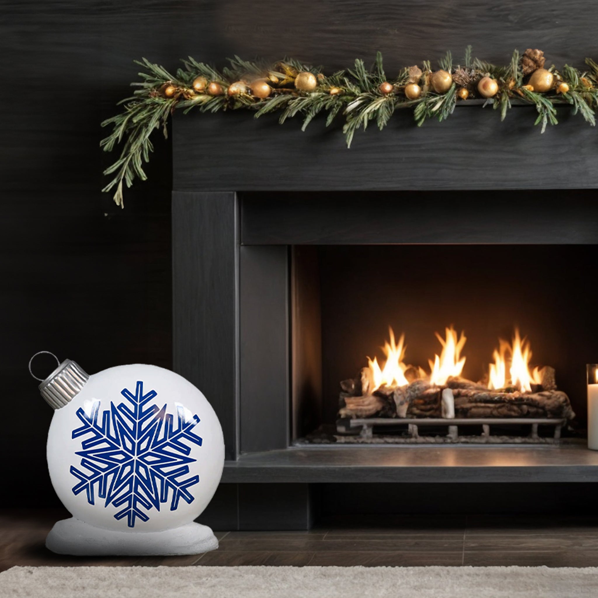 Flat Snowflake Christmas Ornament – Universal Statues LLC