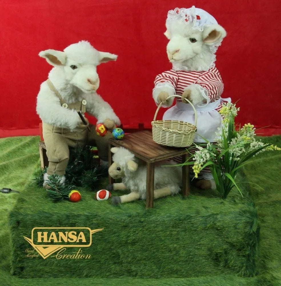 Animatronics Easter Lambs Painting Easter Egg - 55cm Tall – Universal ...
