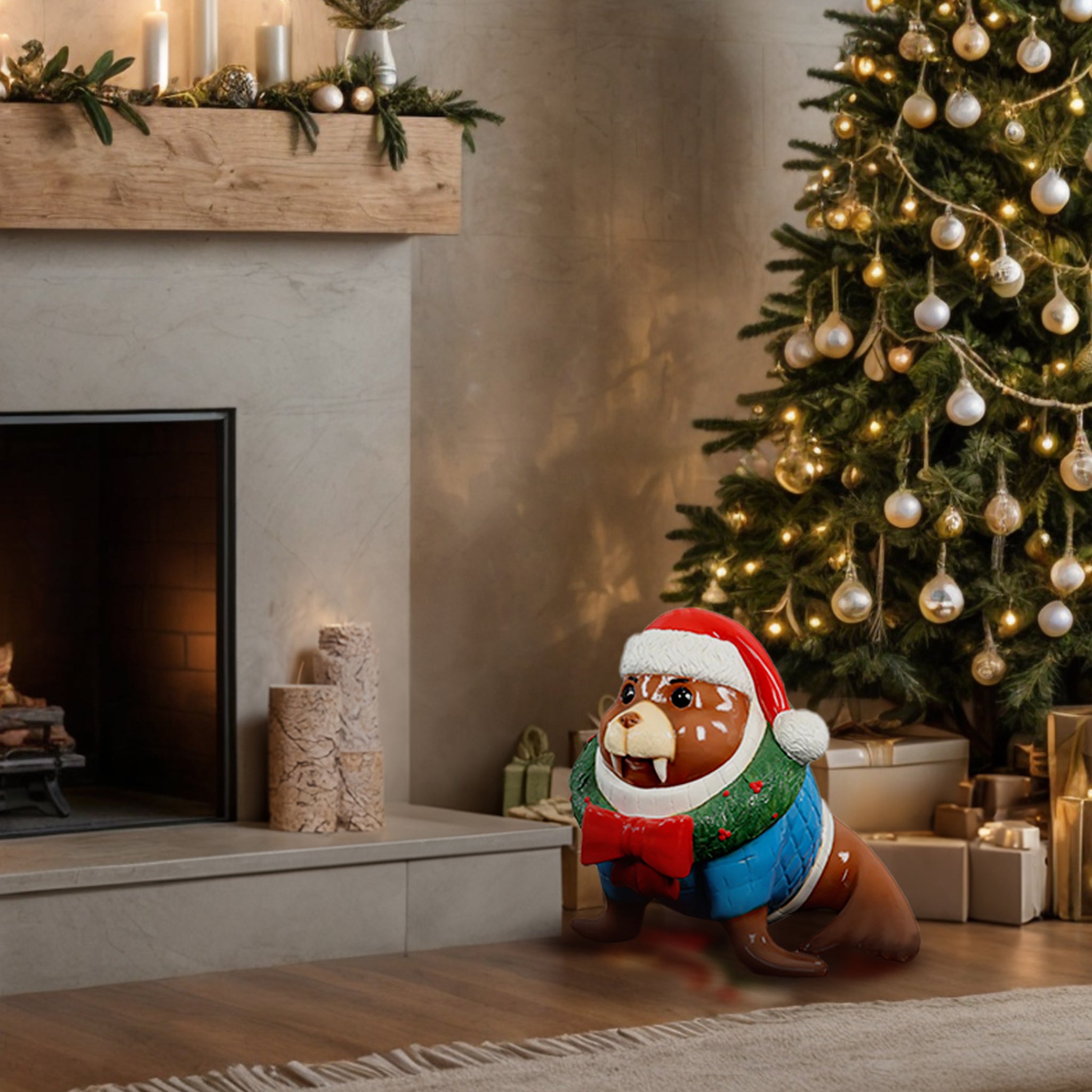 Walrus Christmas Ornament | Universal Statues LLC