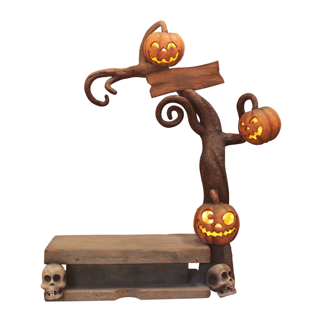 Halloween Tree Bench – Universal Statues LLC