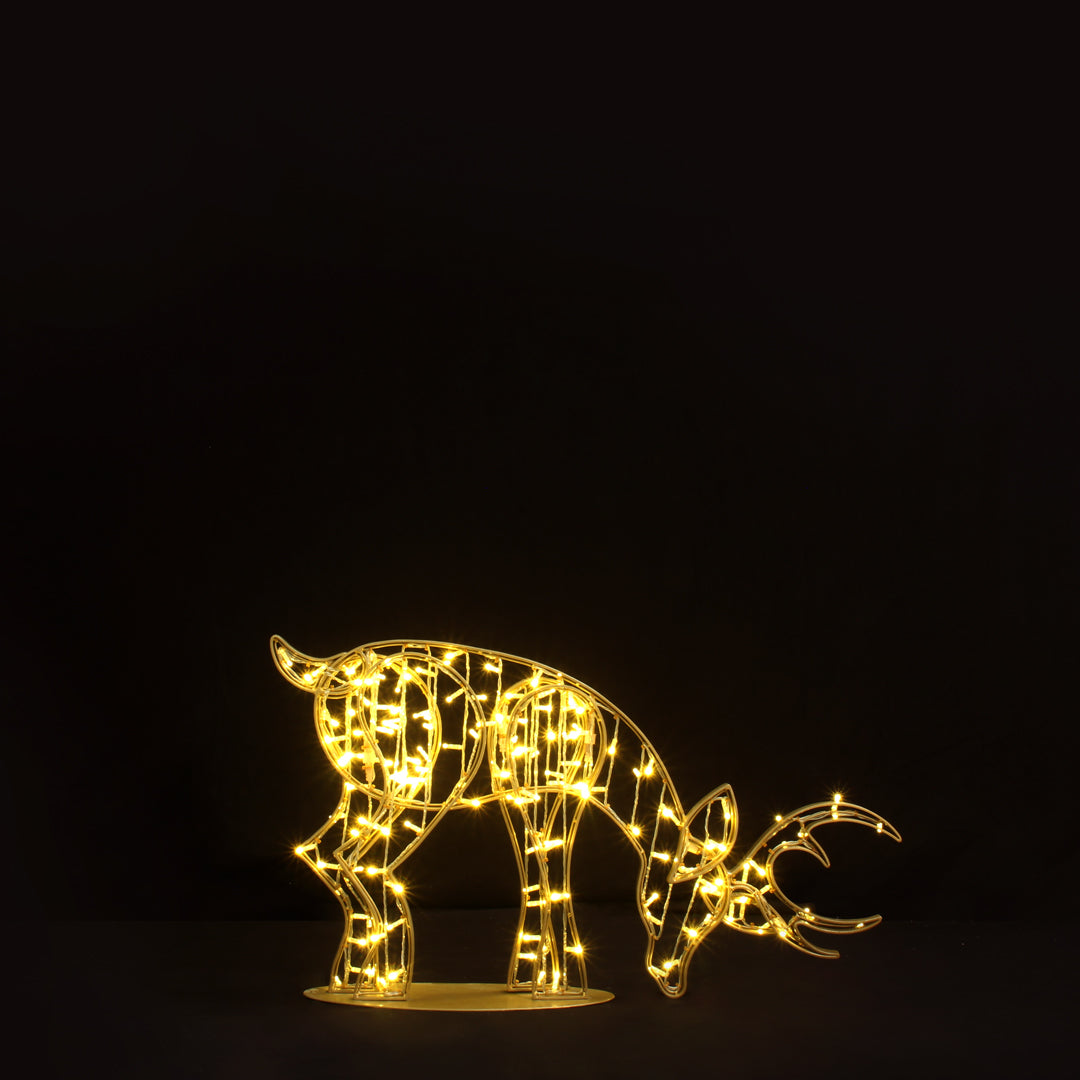 Bowing Deer – Universal Statues LLC