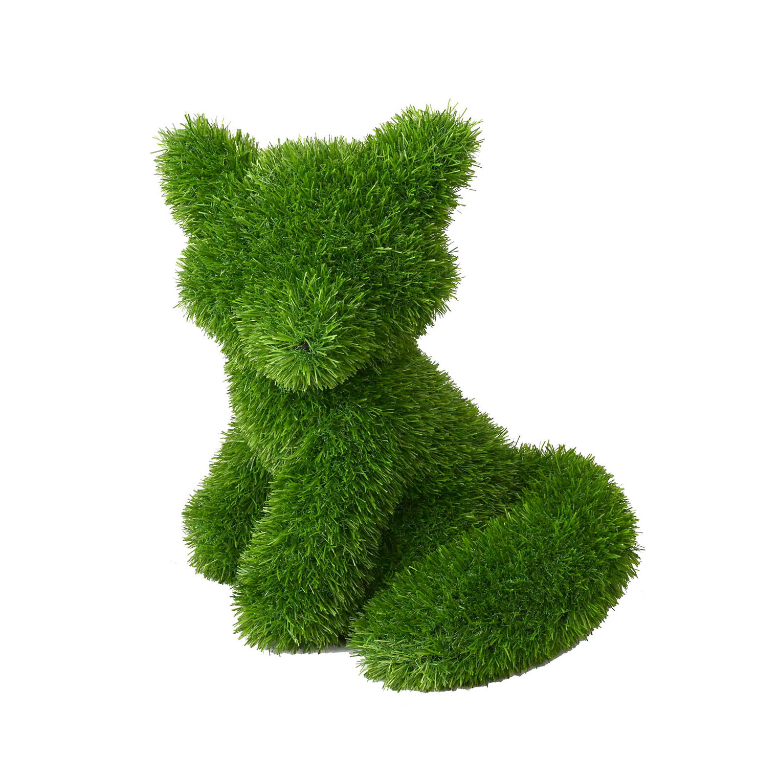 Sitting Fox Green Look Topiary | Universal Statues LLC