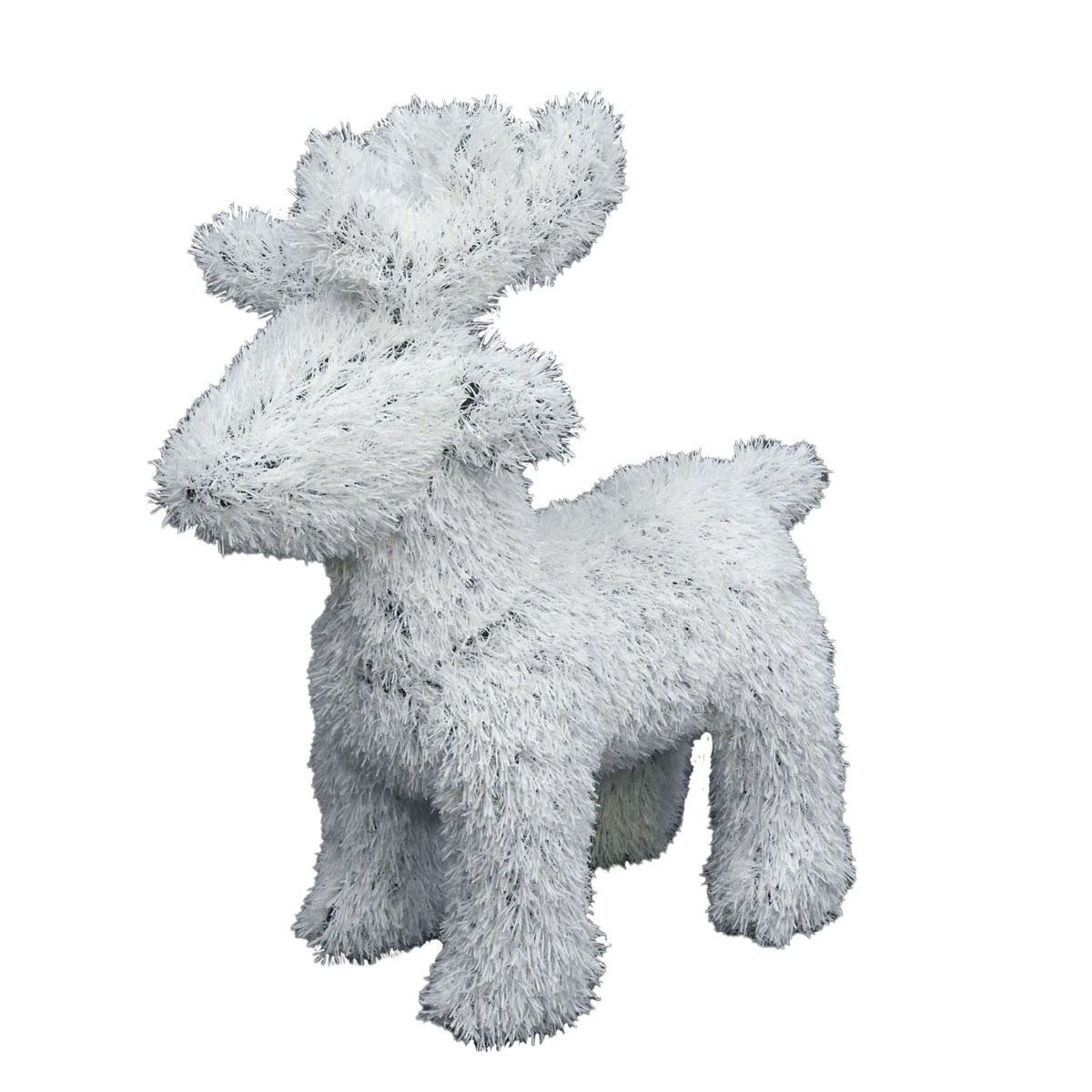 Standing Reindeer Green Look Topiary | Universal Statues – Universal ...