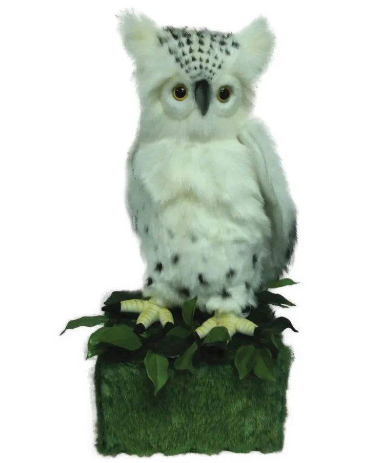 Animatronics Snow Owl with Base - 40cm Tall – Universal Statues LLC