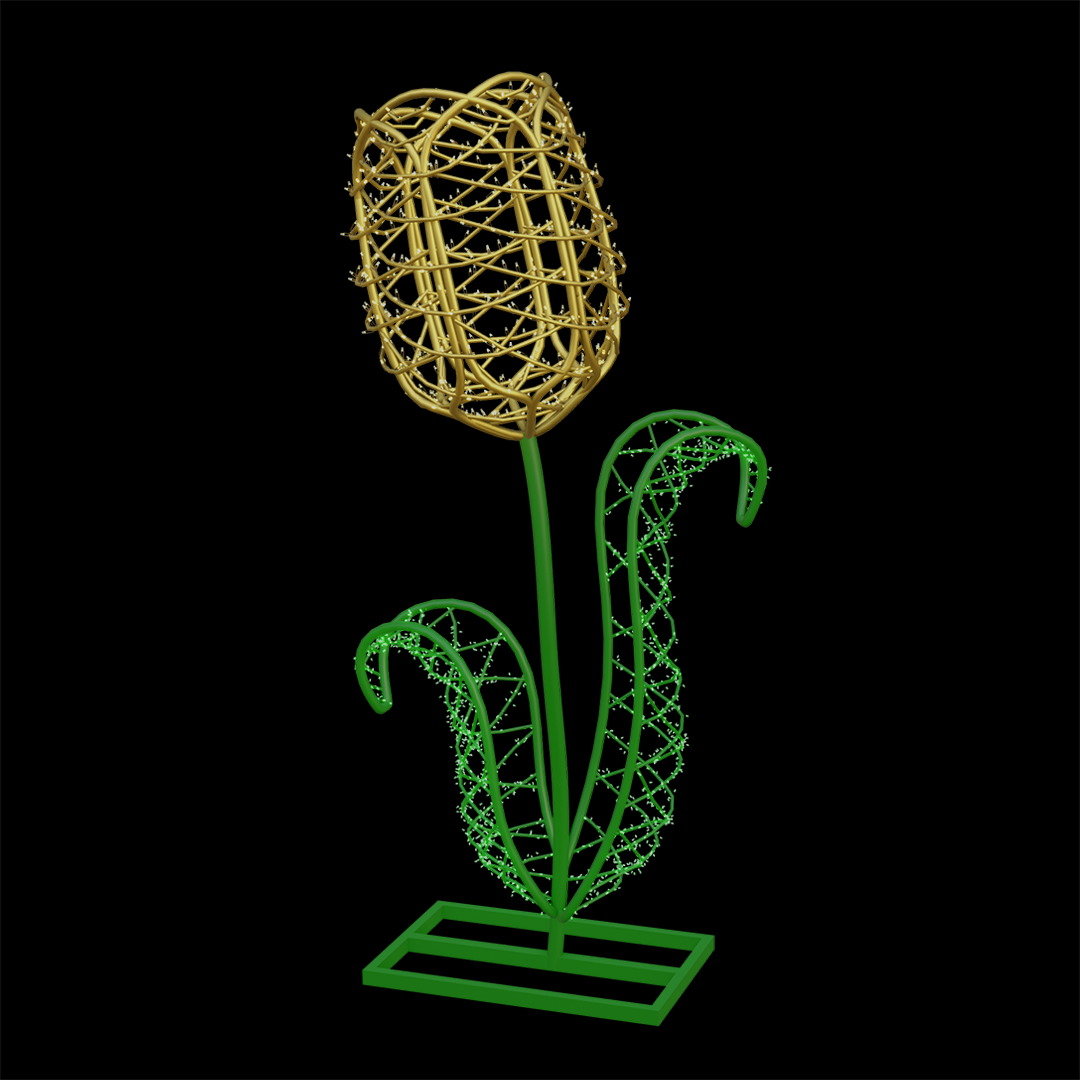 ROSE FLOWER - Floor standing – Universal Statues LLC